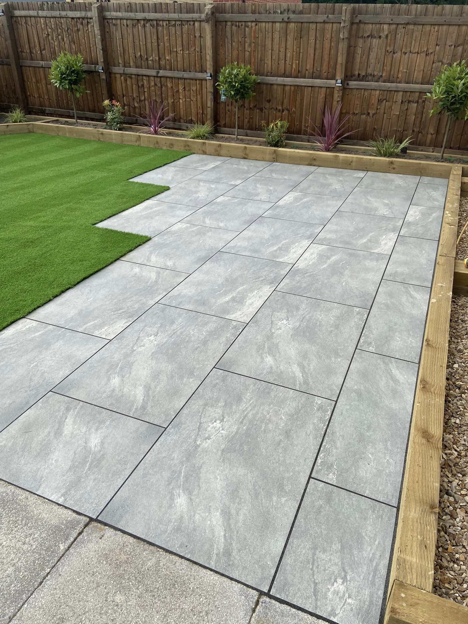 Earthcore Espirit Grey Outdoor Porcelain Paving Tiles - 900x600 - 20mm