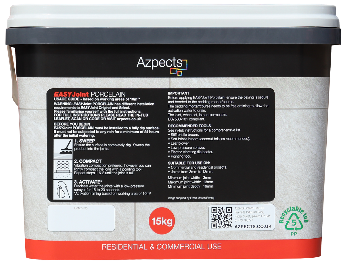 Azpects EASYJoint Porcelain - Jointing Compound