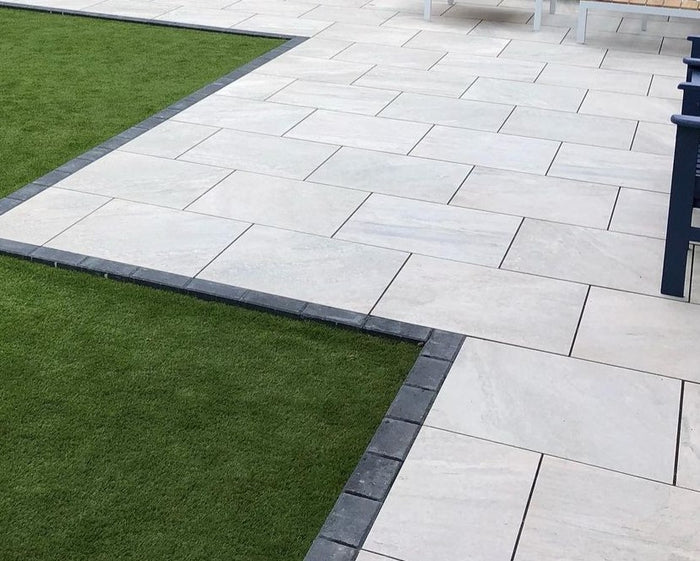 Everest Pearl Outdoor Porcelain Paving Tiles - 900x600 - 20mm