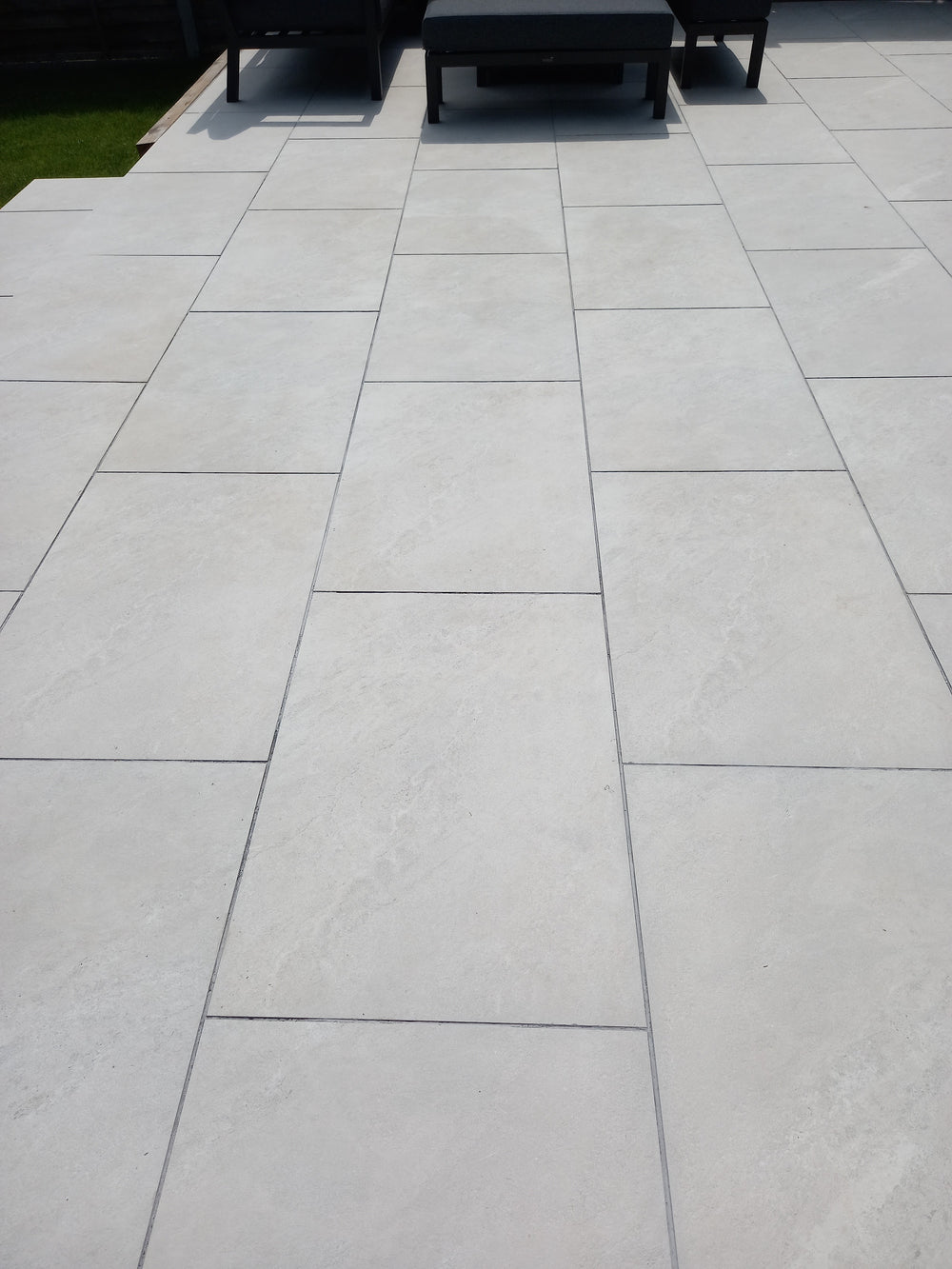Himalayan White Outdoor Porcelain Paving Tiles - 900x600 - 20mm
