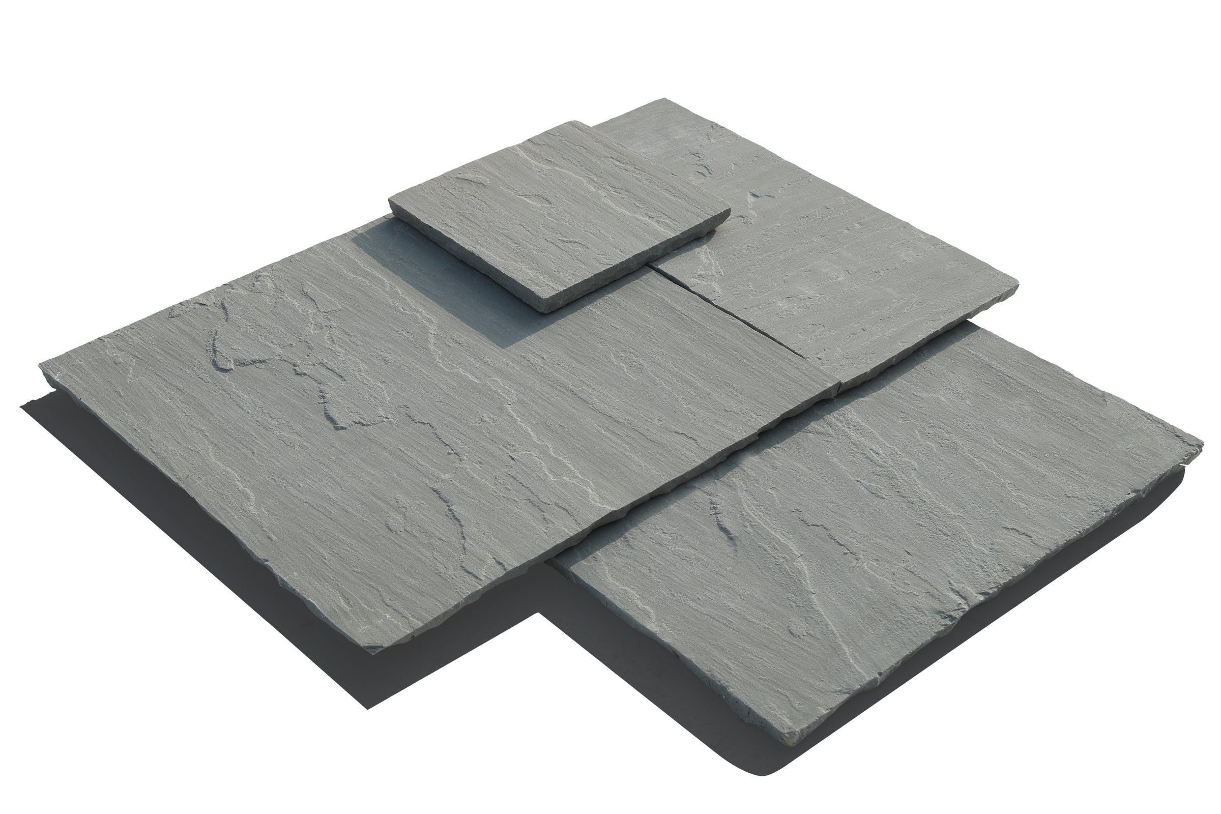 Kandla Grey Indian Sandstone Paving Slabs - Riven | Patio Pack - 22mm