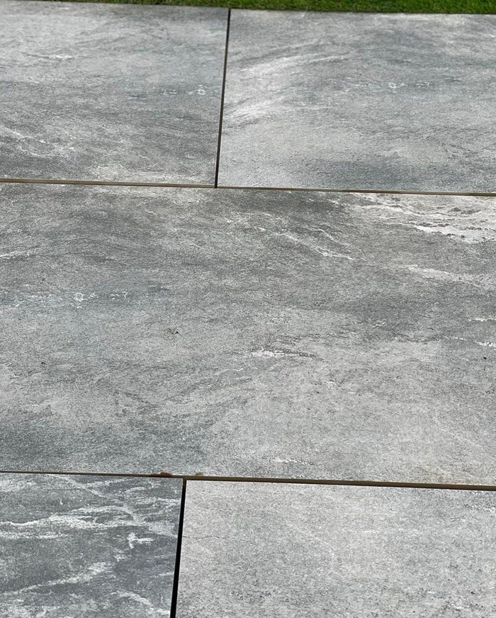 Earthcore Espirit Grey Outdoor Porcelain Paving Tiles - 900x600 - 20mm